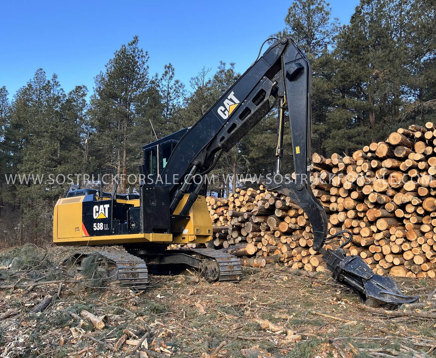 2016 Caterpillar 538 Log Loader for sale