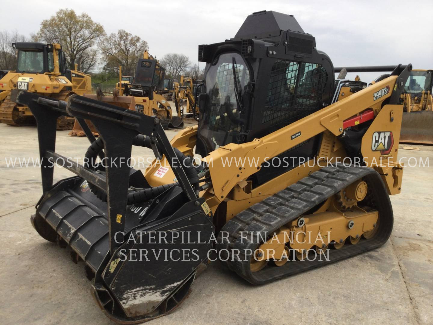 2023 CAT 299D3 Mulcher Track Loader